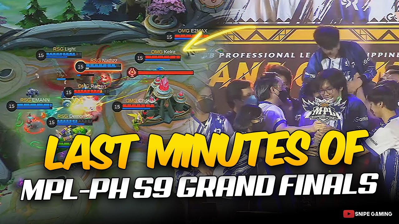 THE LAST MINUTES OF MPL-PH S9 GRAND FINALS...🏆 - YouTube