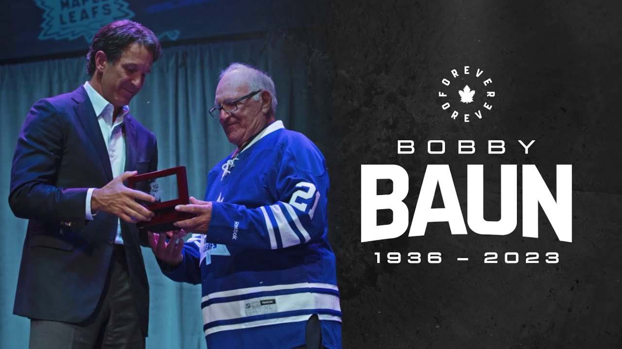 Maple Leafs Legend: Bobby Baun - YouTube