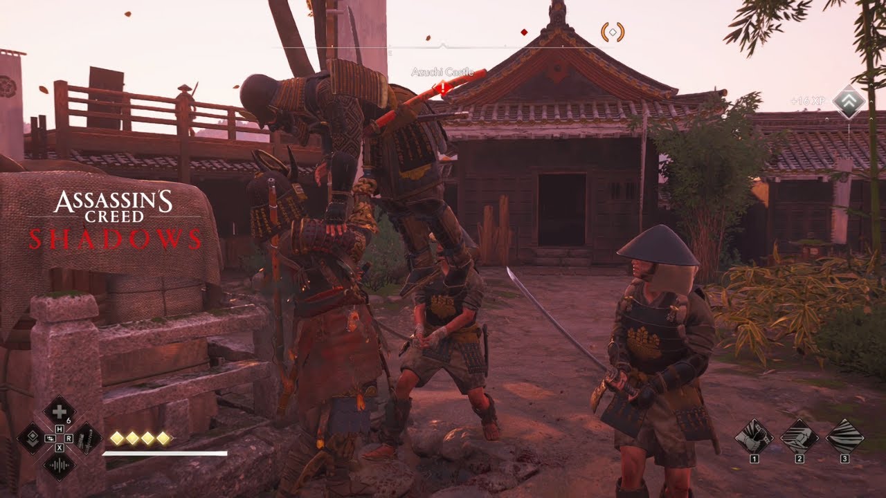 Brutal fight at Azuchi Castle by Yasuke | Assassin's creed shadows ...
