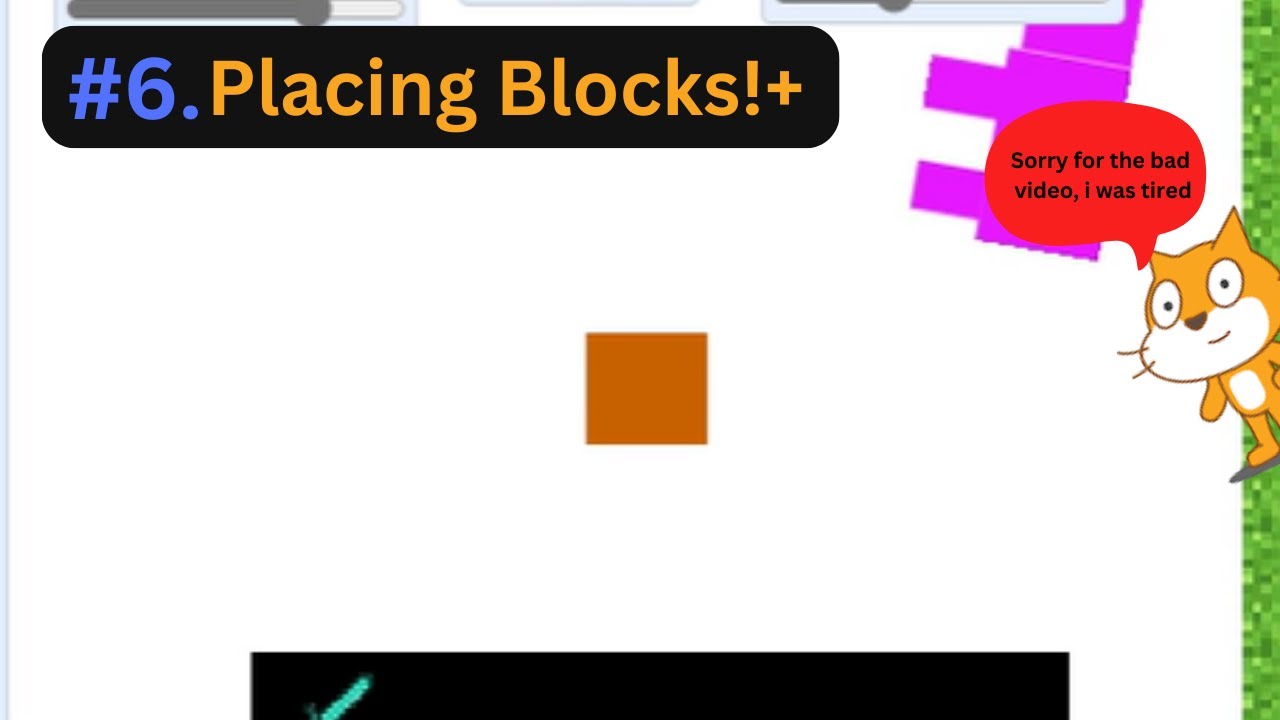 Placing Blocks!+ | Top - Down Minecraft Series #6 - YouTube