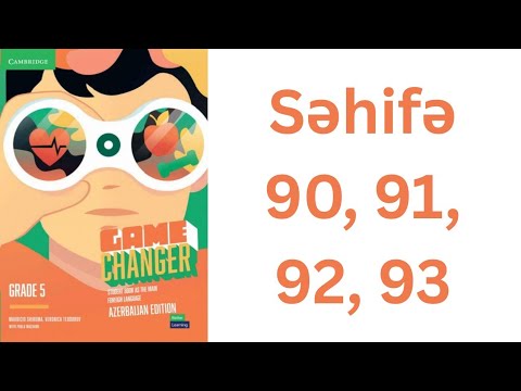 5- ci sinif Ingilis Dili səh 90, 91, 92, 93