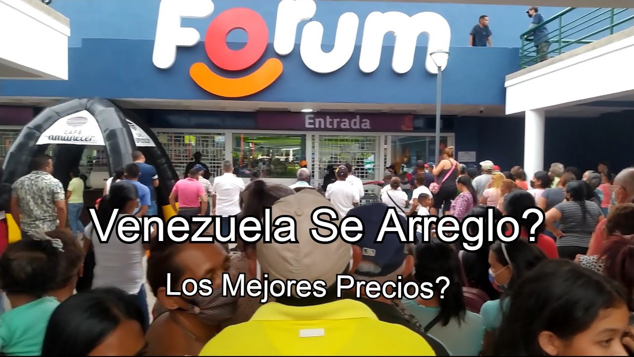 En la inauguracion del supermercado FORUM Acarigua ¿Me sacaron? - YouTube