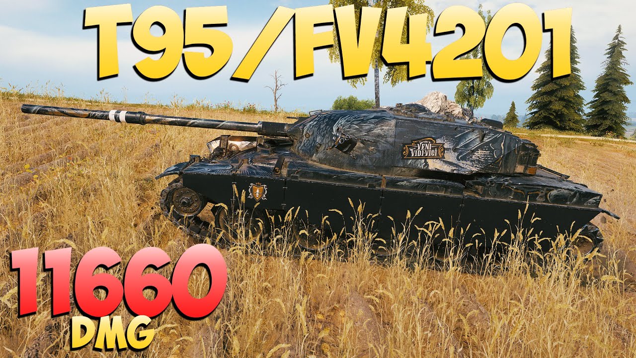 T95/FV4201 - 6 Kills 11.6K DMG - Royal! - World Of Tanks - YouTube