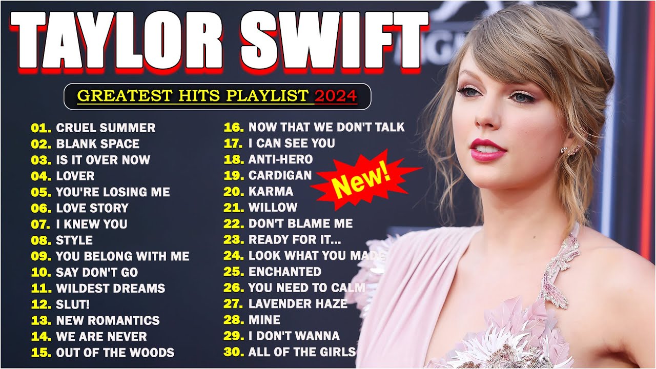 Taylor Swift Songs Playlist 2024 ~ Taylor Swift Greatest Hits - YouTube