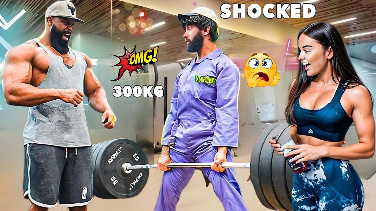 EPIC REACTIONS TO ANATOLY WORKING OUT IN PUBLIC! 😉#1 | Anatoly GYM PRANK - YouTube