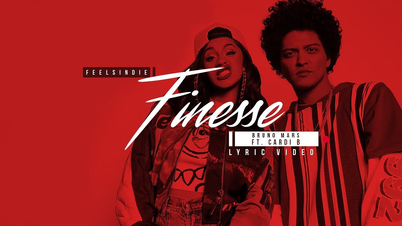 Bruno Mars - Finesse [Remix] ft. Cardi B [Lyric Video] - YouTube