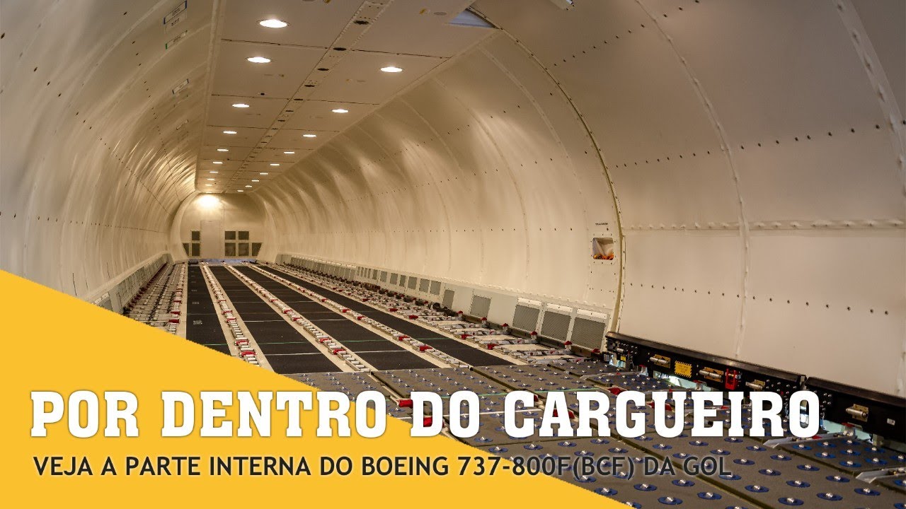 Boeing 737-800F(BCF): Por dentro do novo cargueiro da Gol em parceria ...