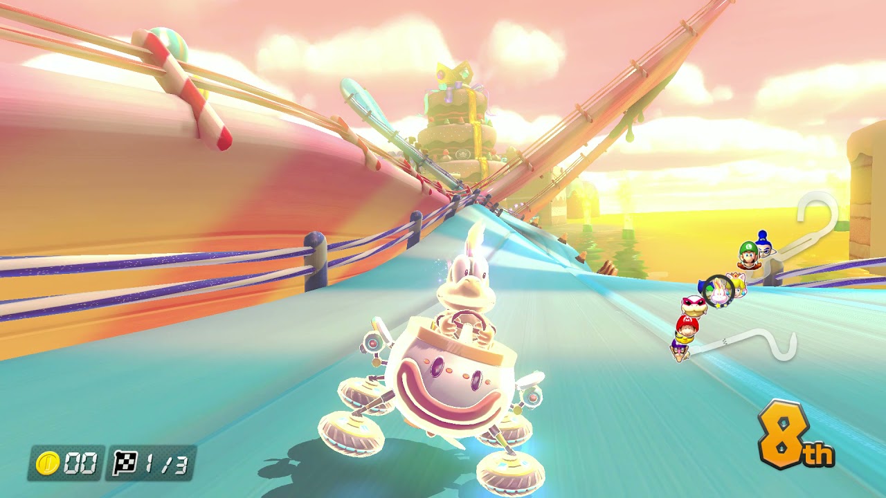 Mario Kart 8 Deluxe - Rear View Challenge (Mushroom Cup) - YouTube