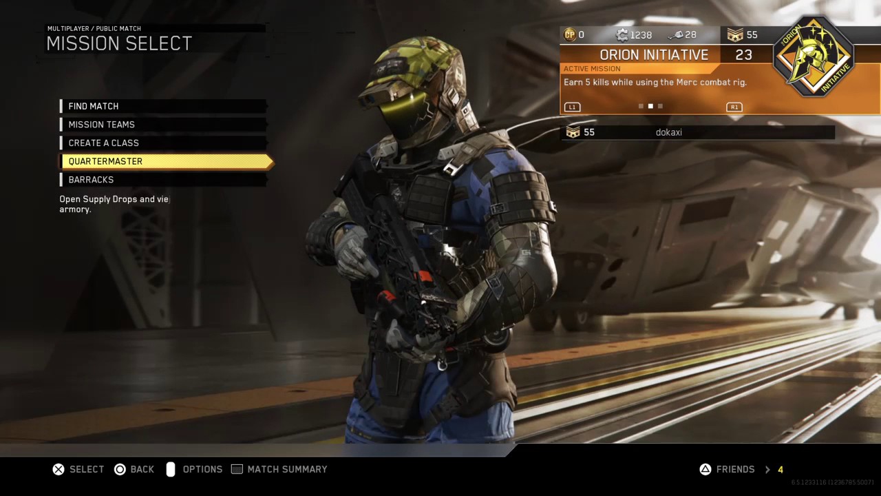 Infinite Warfare: Prestige 1, stats, gear, entering - YouTube
