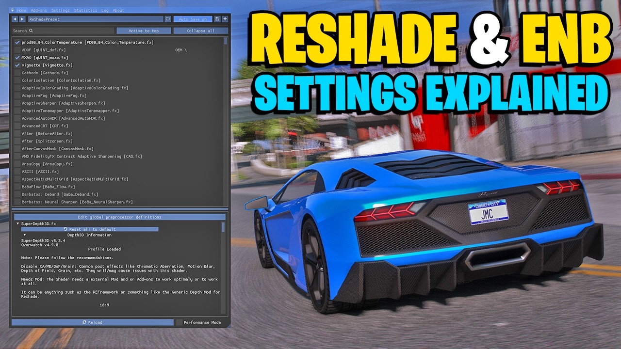ENB & ReShade Settings Guide (Ultimate GTA 5 Graphics Boost 🔥) - YouTube