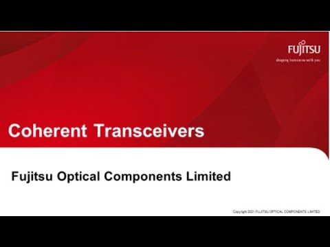 Fujitsu Optical Components Coherent Transceiver Technology - YouTube