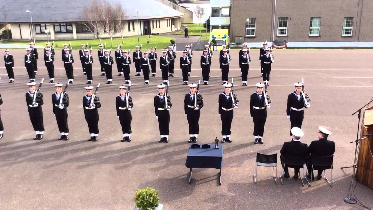 Irish Naval Service Passing Out Parade Class Sweeney 2015 (2) - YouTube