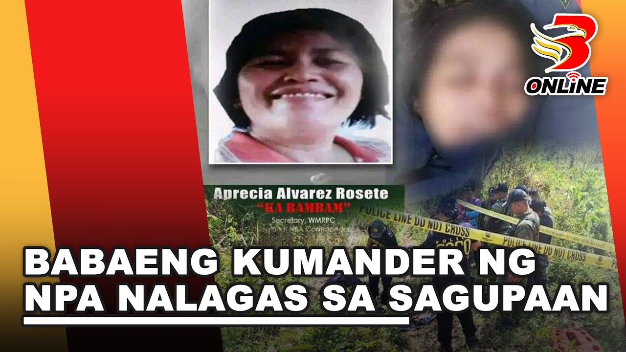 Babaeng Kumander ng NPA nalagas sa sagupaan - YouTube
