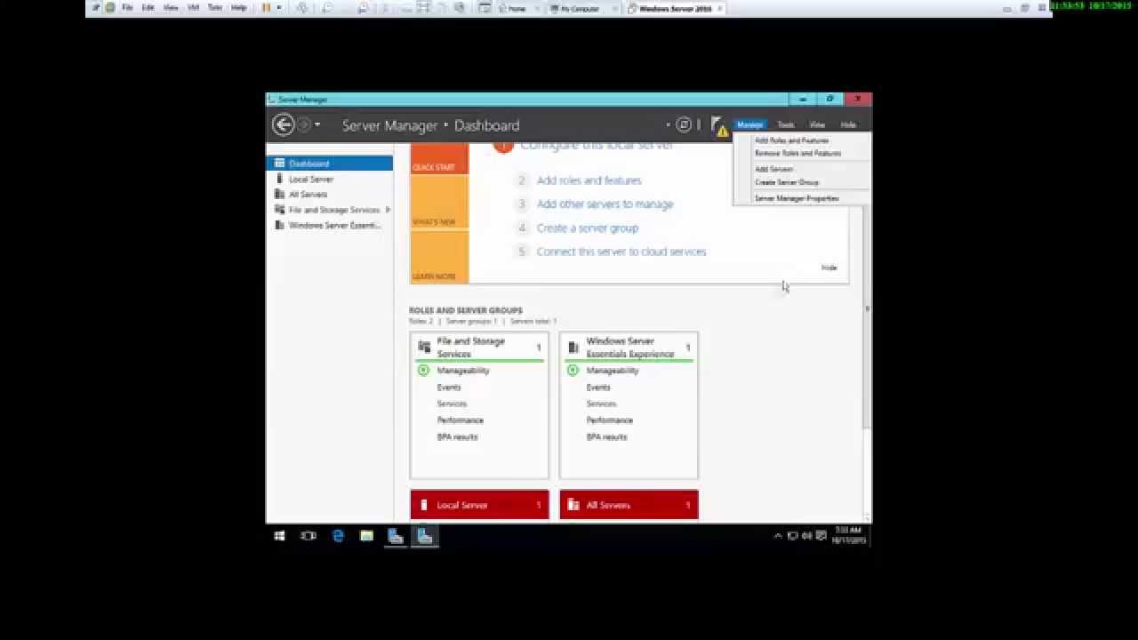 Windows Server 2016 - Technical Preview 3 - YouTube