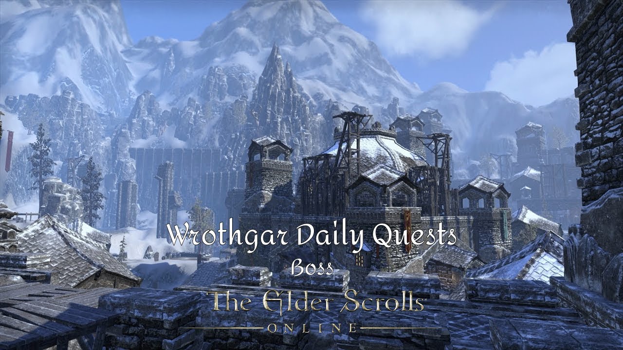 Elder Scrolls Online Daily Quests: Wrothgar - Boss | No commentary ...