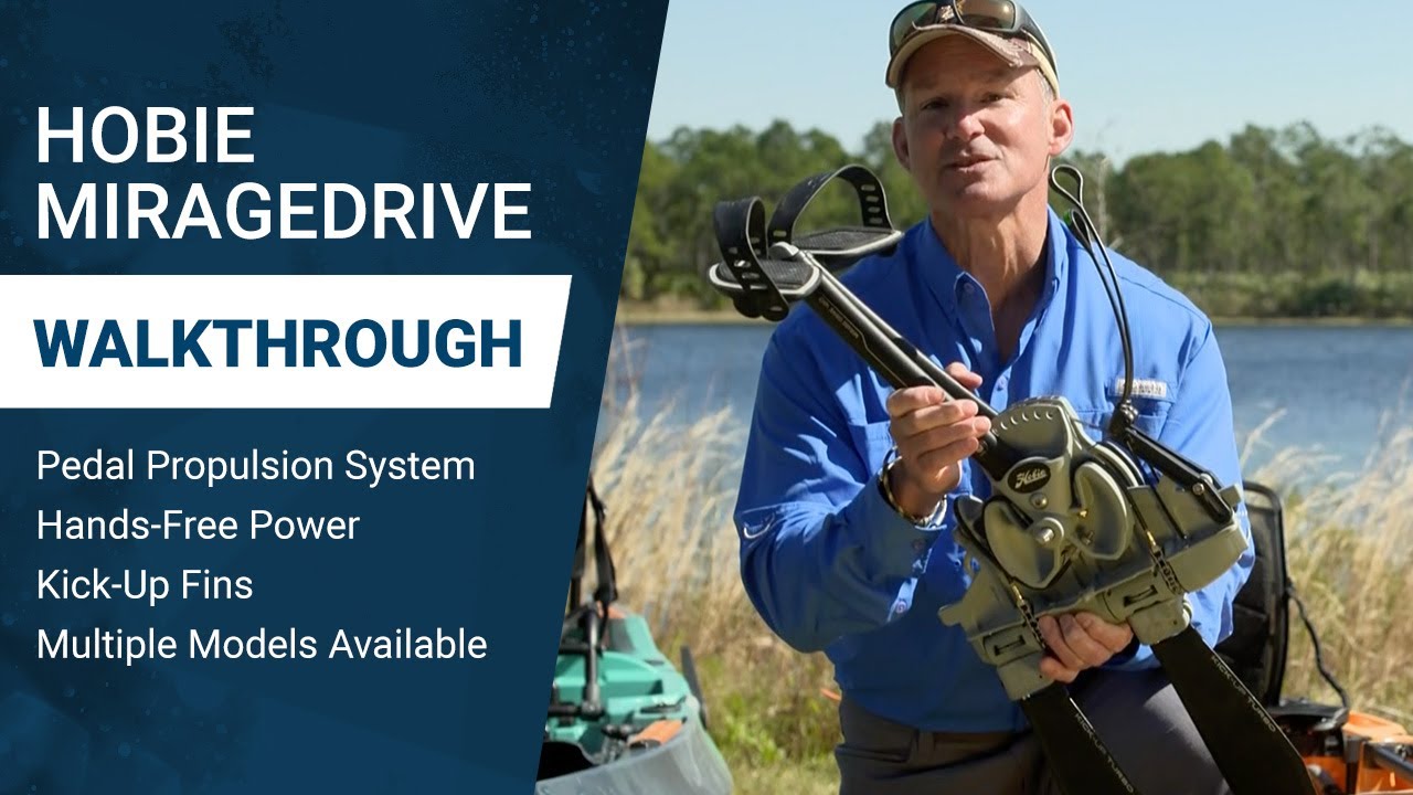 Hobie Mirage Drive System: Next Level of Pedal Power for Kayaks - YouTube