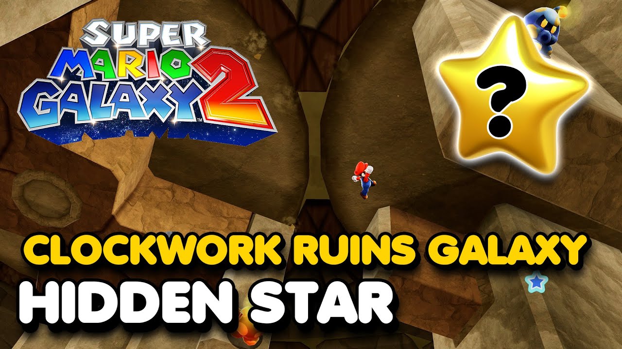 Clockwork Ruins Galaxy Hidden Star - Super Mario Galaxy 2 (The Ledge ...