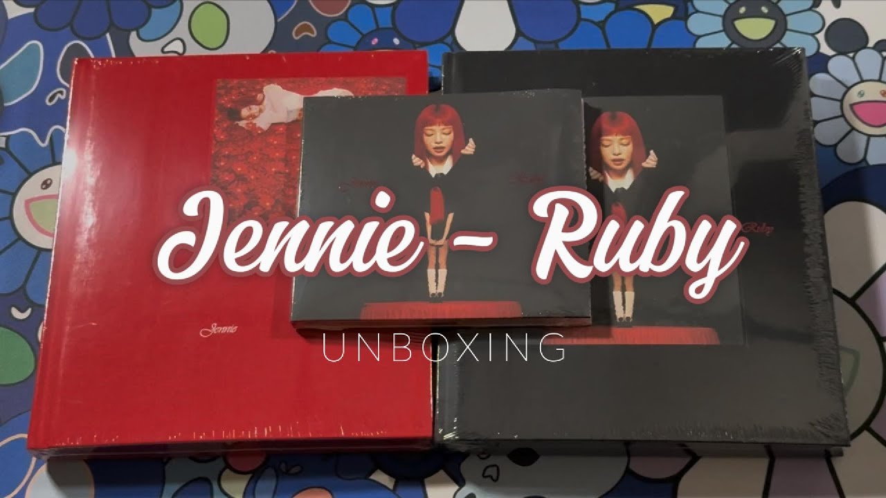 JENNIE | Ruby | 1st Studio Album #Unboxing - YouTube