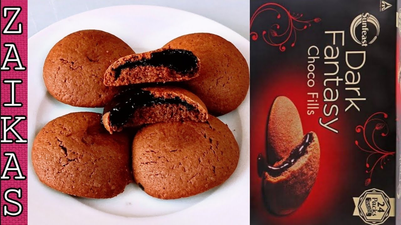 🌹Dark Fantasy Biscuit | Choco Fills Cookies Recipe | Sunfeast Dark ...