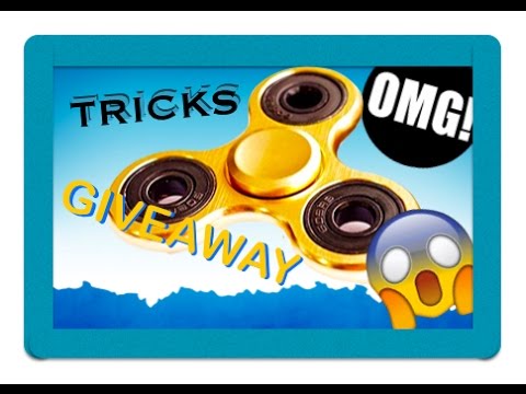 Fidget Spinner » AWESOME TRICKS & FREE GIVEAWAY! 😱 👍 - YouTube