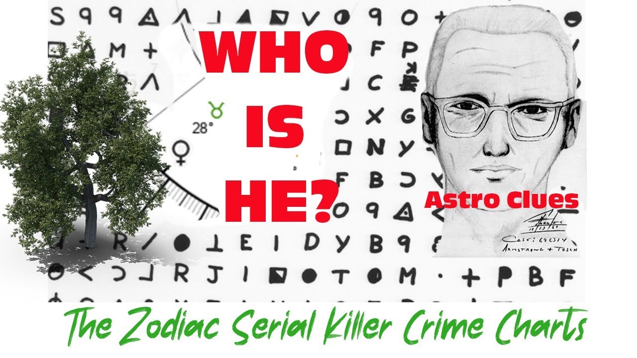 Zodiac Killer Crime Charts: His Real Identity and Description - YouTube