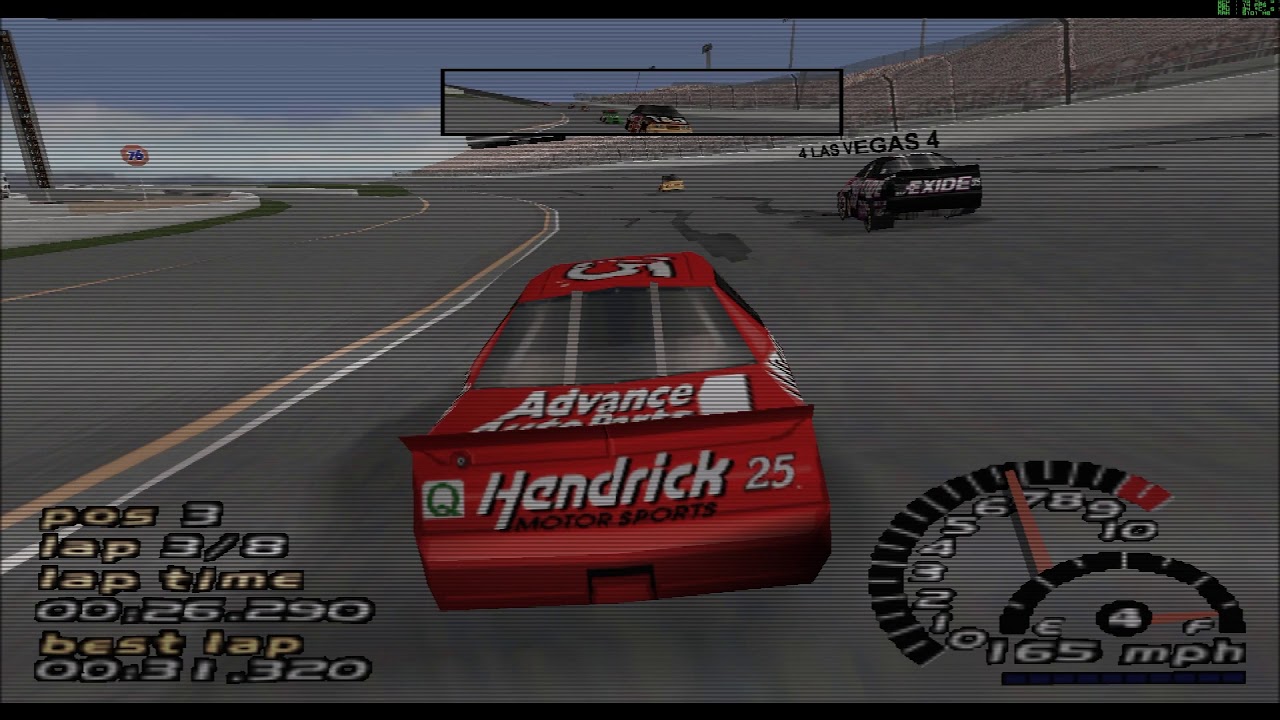 GAMEPLAY NASCAR 2000 EPSXE PS1 - YouTube