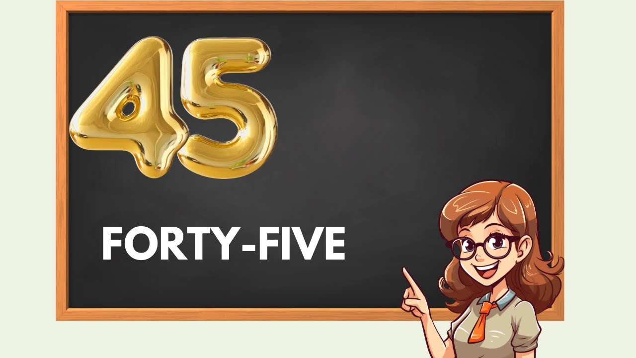 Learning Numbers 41 to 50 for Kids | Fun Counting and Spellings! - YouTube