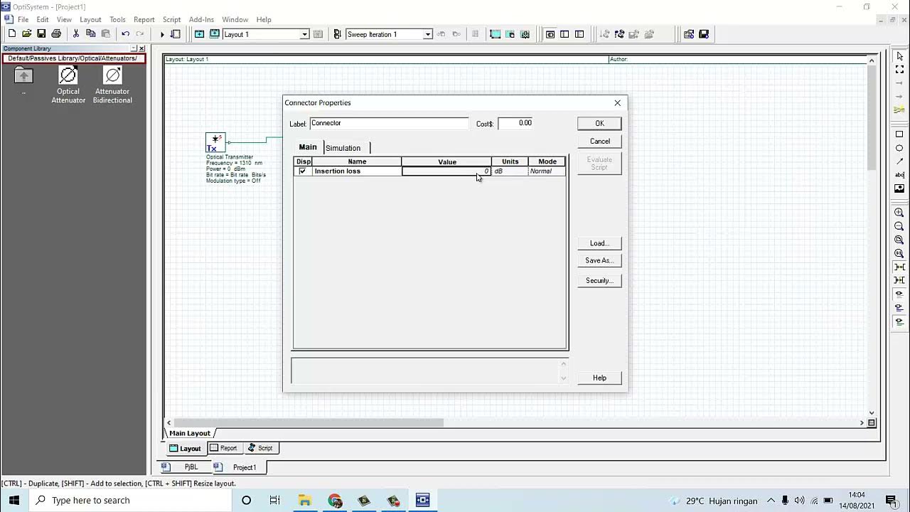 Cara Menggunakan Software Optisystem - YouTube