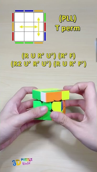 ASMR 4K | T perm - PLL Algorithms | Finger Tricks | CFOP | Rubik's Cube | 3D Puzzle World # ...
