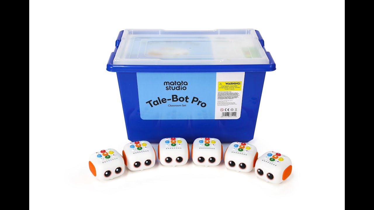 MatataStudio Tale-Bot Pro Classroom Set Six Tale-Bot Pro with Storage ...