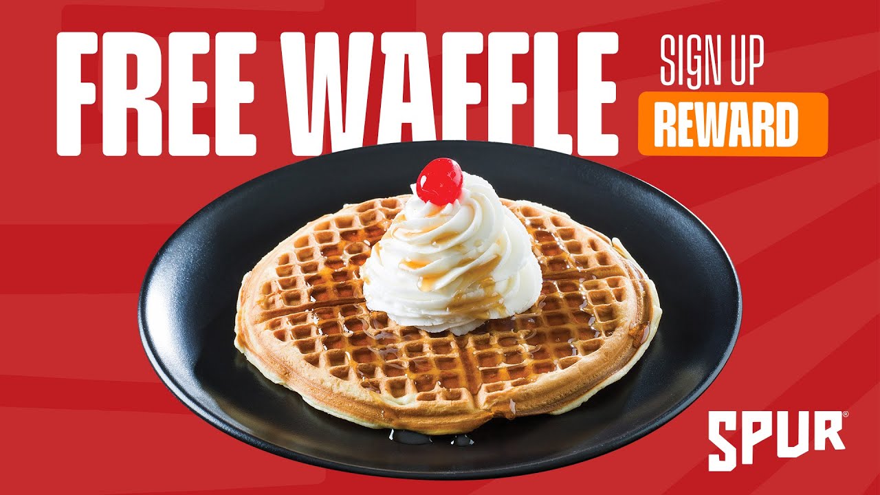 Get a FREE Waffle with Spur Family Loyalty – Sign Up Now - YouTube