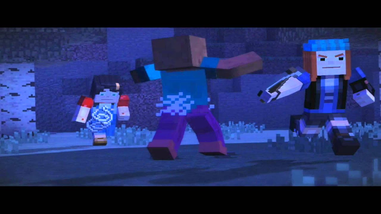 Minecraft Story Mode -Chapter 1- Part (2) - The Order Of The Stone ...