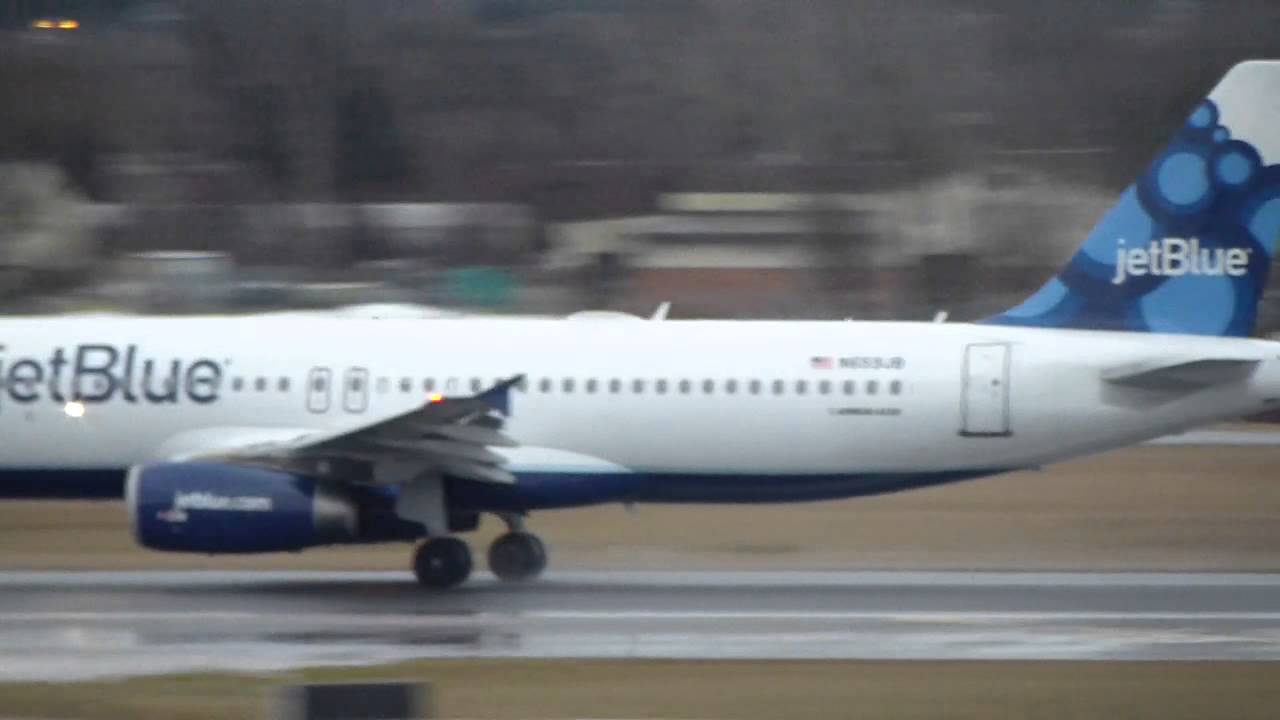 JetBlue A320 N659JB Takeoff [HD] - YouTube