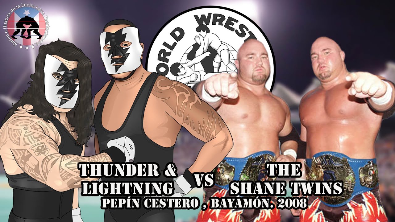 WWC 2008 Thunder & Lightning VS The Shane Twins Pepín Cestero - YouTube
