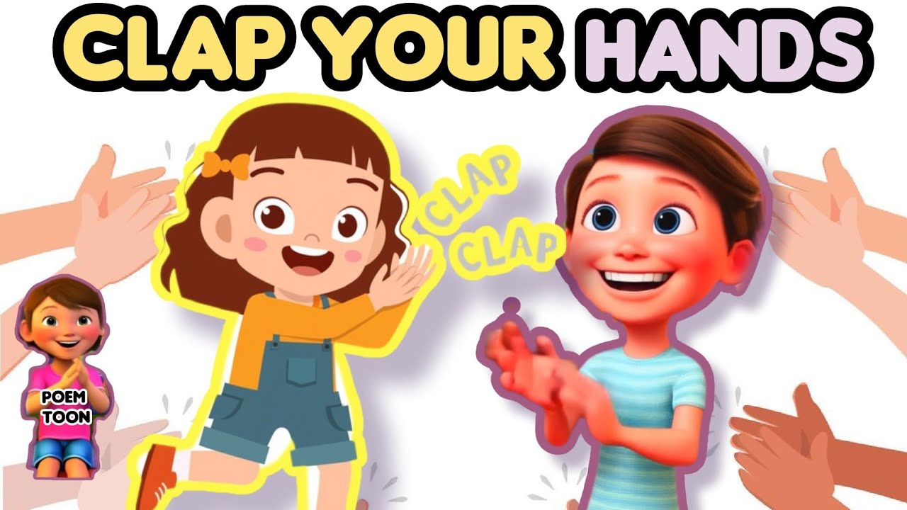 Clap Your Hands | Popular Nursery Rhymes for kids | Kid Songs | - YouTube