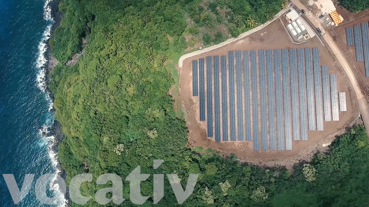 This Remote Island Runs On 5,000 Solar Panels - YouTube