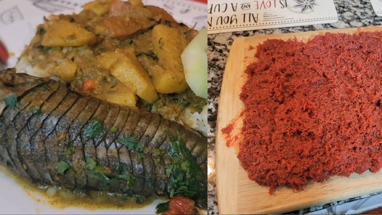 🇬🇾making Hassa Curry And Sugarcake😋 Youtube