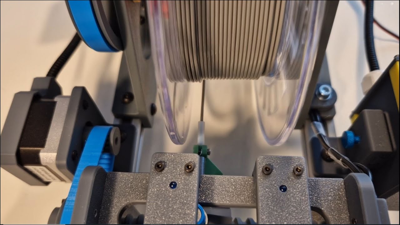 Demo #1 - Motorized Filament Spooler - YouTube