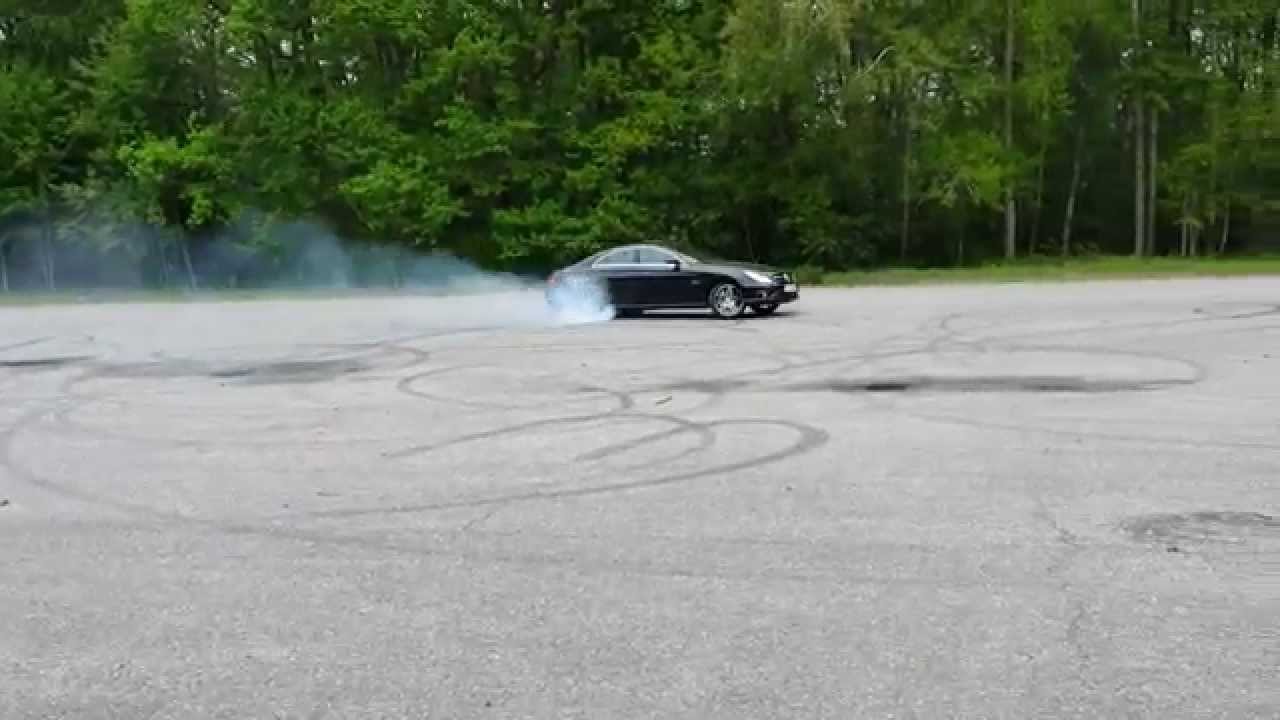 Mercedes CLS 63 AMG in Action - Drifting For Fun in Poland - YouTube