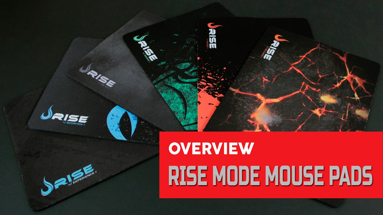 RISE MODE - Mouse Pads Rise Gaming - Overview - YouTube