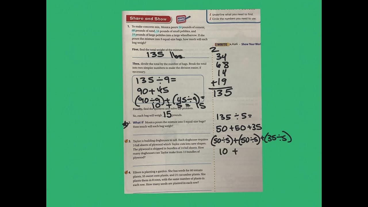 5th grade GoMath lesson 1.9 prob solving - YouTube