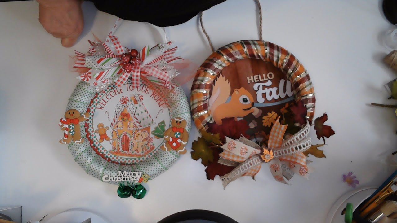 Crafting Wreaths with Temu Plaques! - YouTube