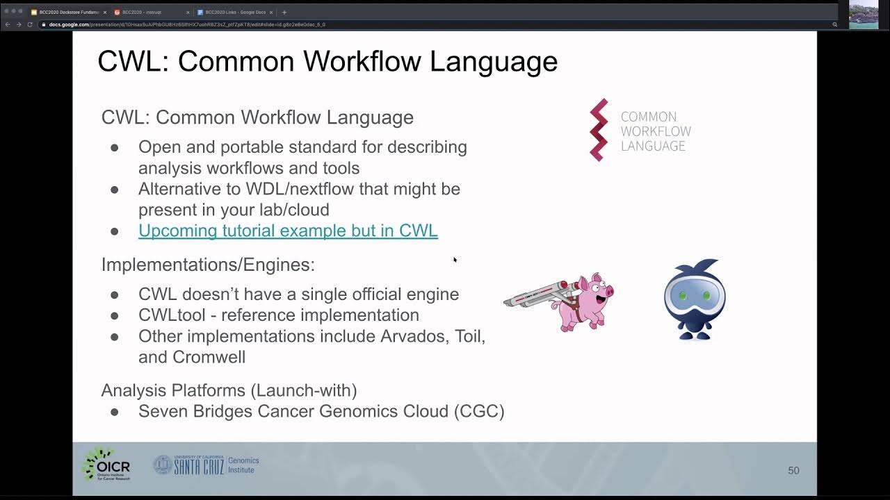 Intro to Common Workflow Language (CWL) - YouTube