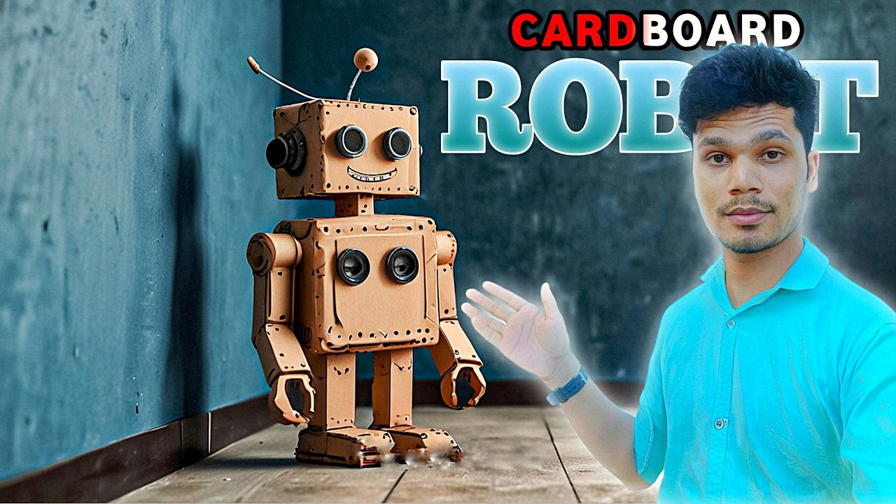 How To Make a HOMEMADE ROBOT at Home using Cardboard - YouTube