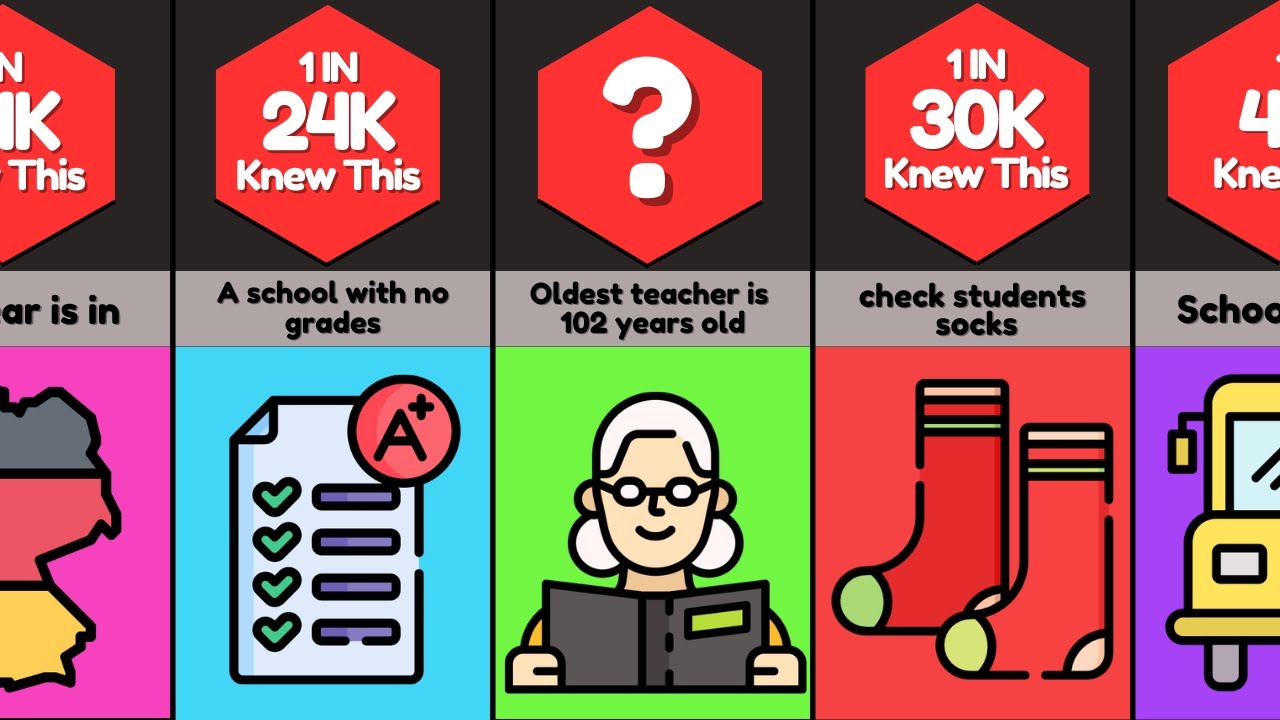 Comparison : Facts About School You Don't Know - YouTube