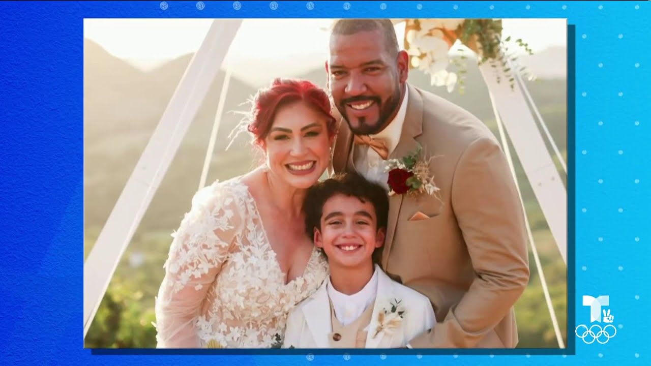 Daniela Droz comparte hermoso momento con su hijo el día de su boda ...