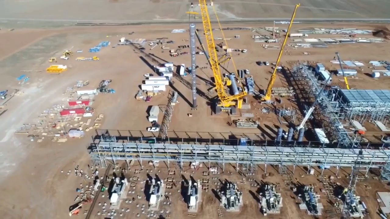 BCCK Demethanizer Tower Installed at 225 MMSCFD Plant - YouTube