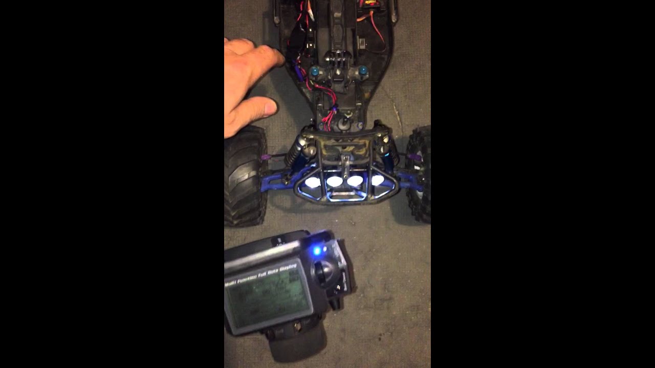 Home made light controller for RC - YouTube