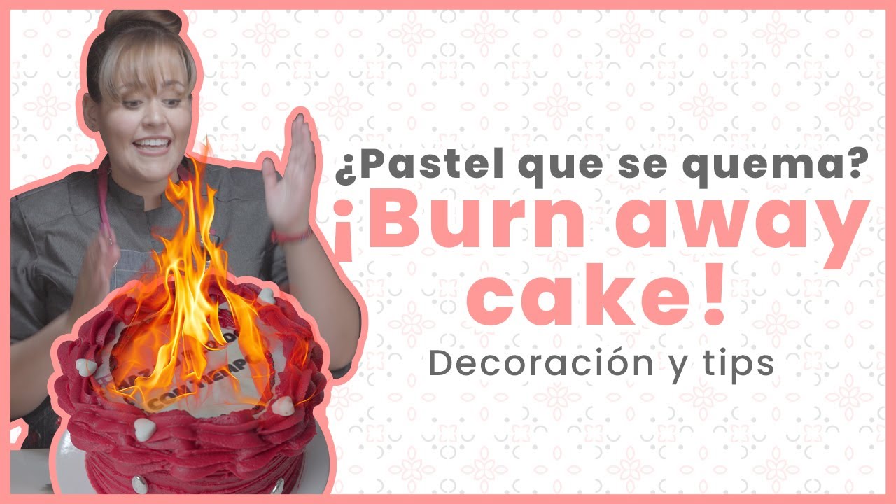 BURN AWAY CAKE 💖 TUTORIAL COMPLETO | TANIA CHEF - YouTube