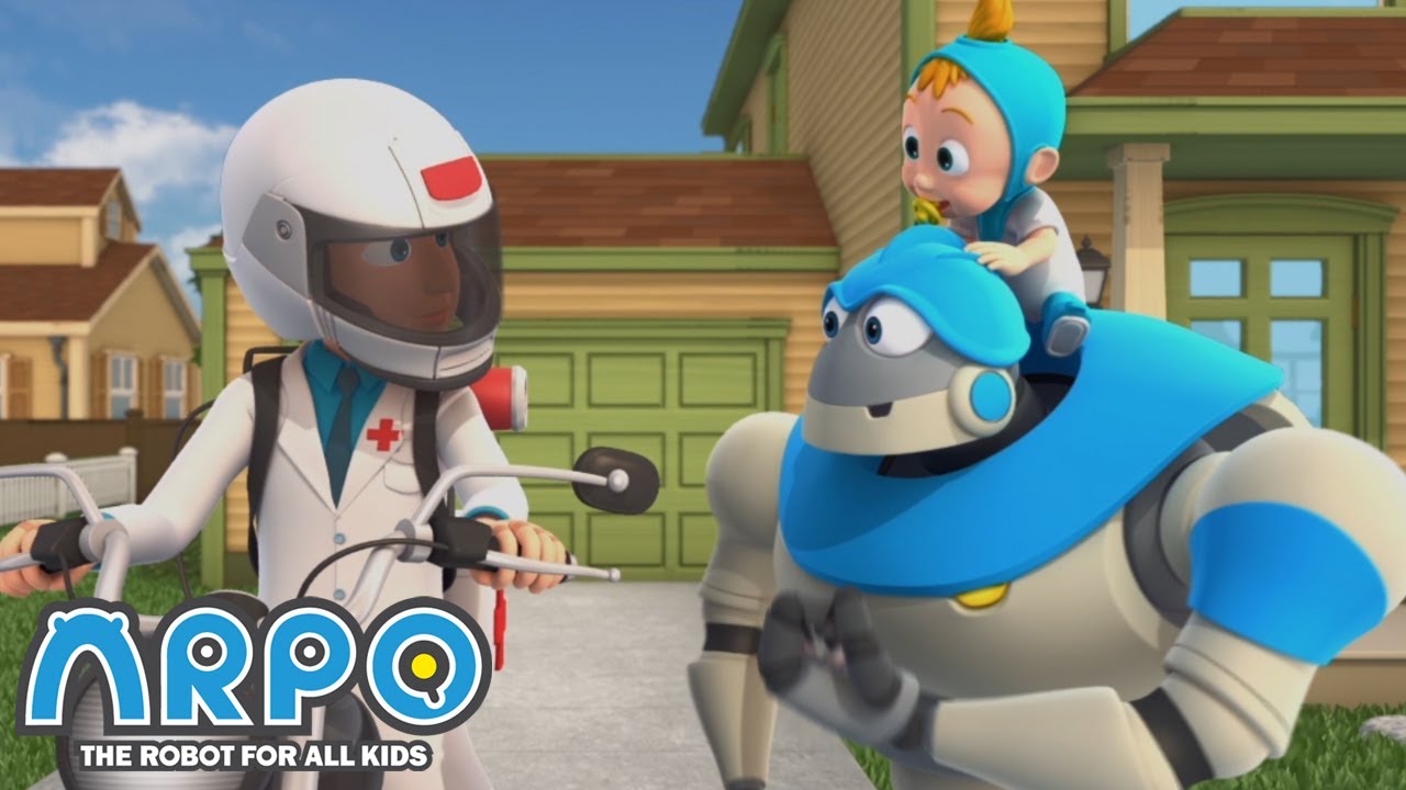 Arpo the Robot | INFLUENZA!!! | Best Moments | Funny Cartoons for Kids ...